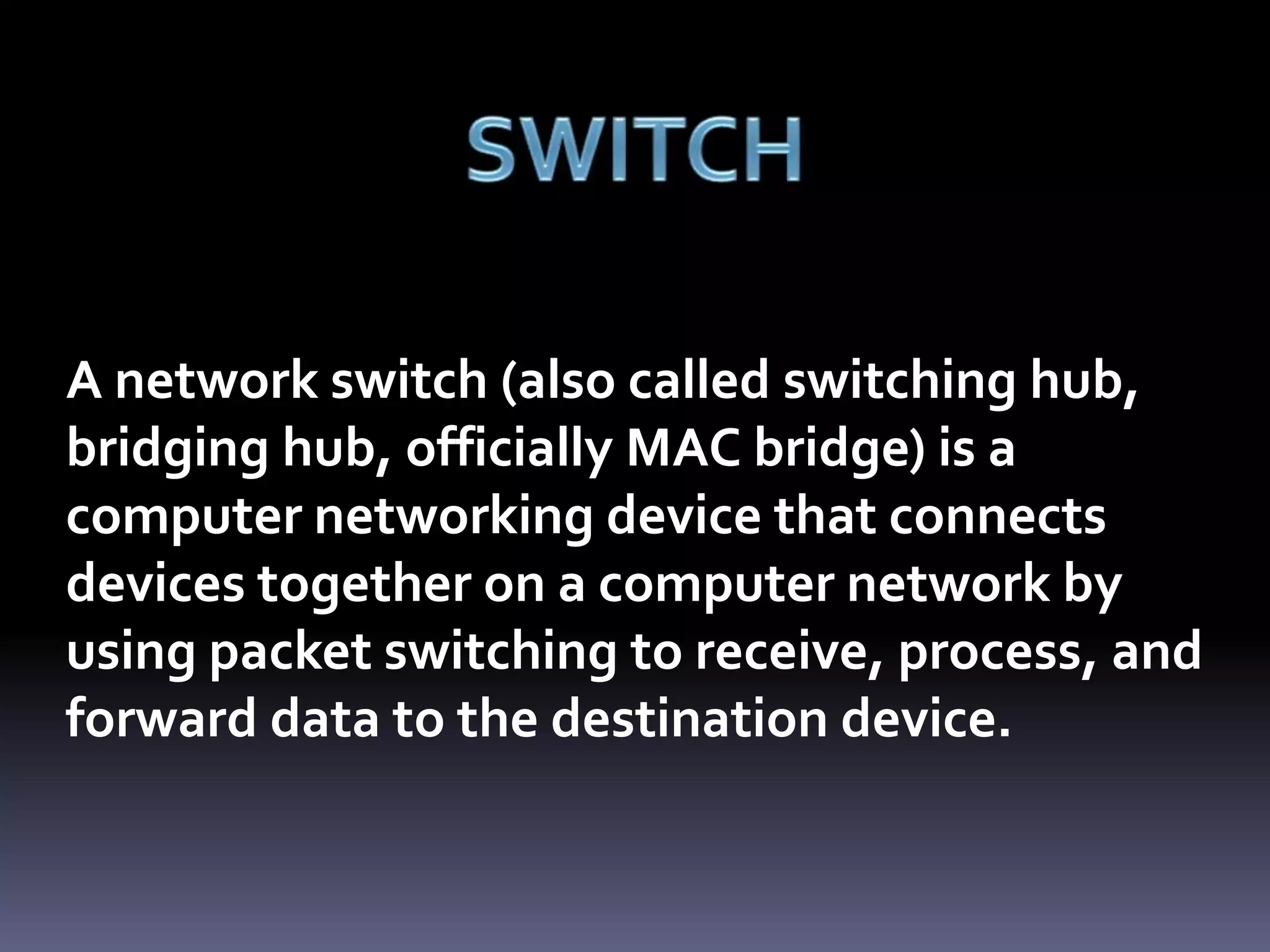 Networking Devices | PPTX