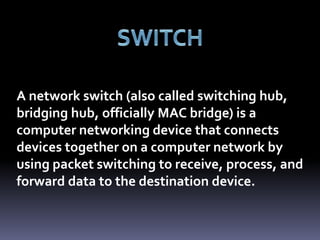 Networking Devices | PPTX