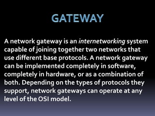 Networking Devices | PPTX