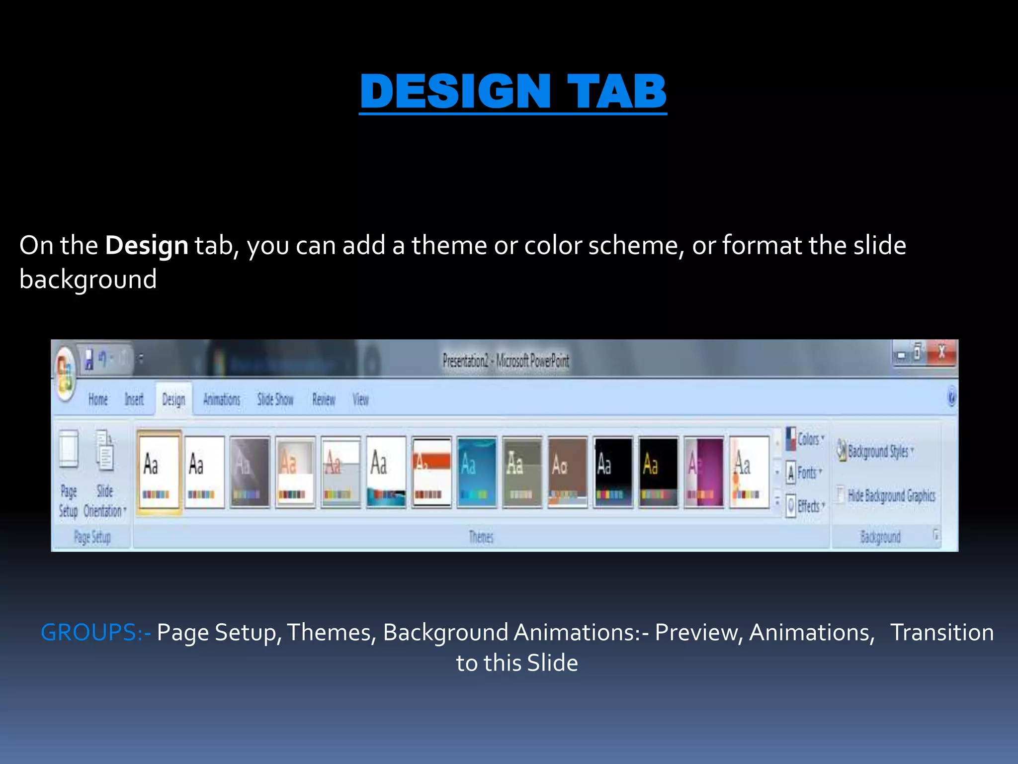 Microsoft Power Point 2007 (Basics) | PPTX