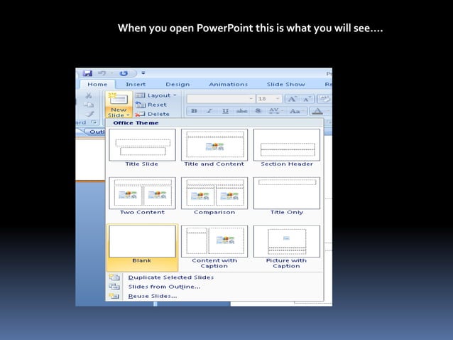 Microsoft Power Point 2007 (Basics) | PPTX
