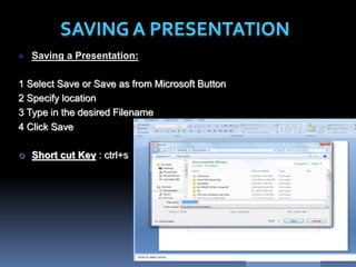 Microsoft Power Point 2007 (Basics) | PPTX