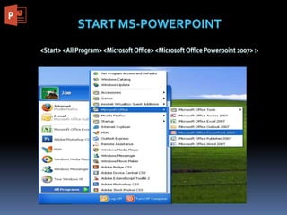 Microsoft Power Point 2007 (Basics) | PPTX