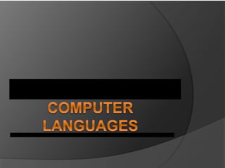 IT ppt (Computer Languages).ppt, computer languages | PPT
