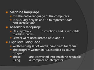 IT ppt (Computer Languages).ppt, computer languages | PPT