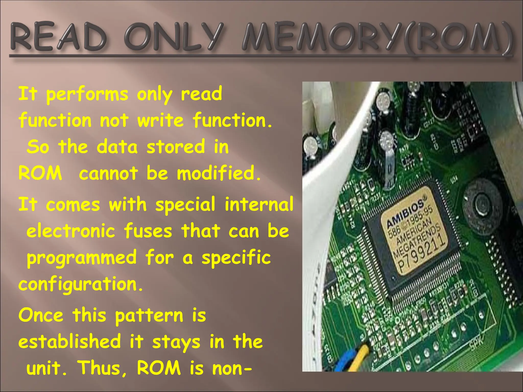 IT ppt (computer memory and its types in detail) | PPTX