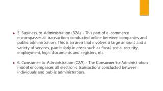 E-Commerce | PPTX