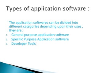 IT ppt (Software concepts) and its types | PPT