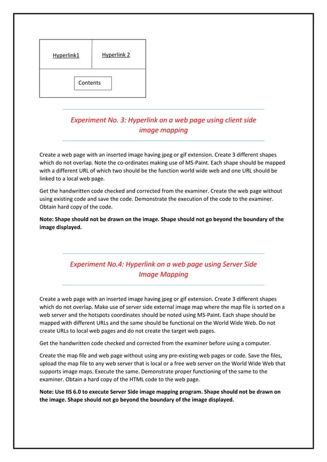 HSc Information Technology Practical List | PDF