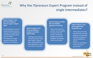 ITpreneurs ITIL Expert Program | PPTX