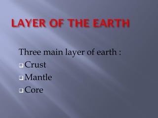 STRUCTURE OF THE EARTH | PDF