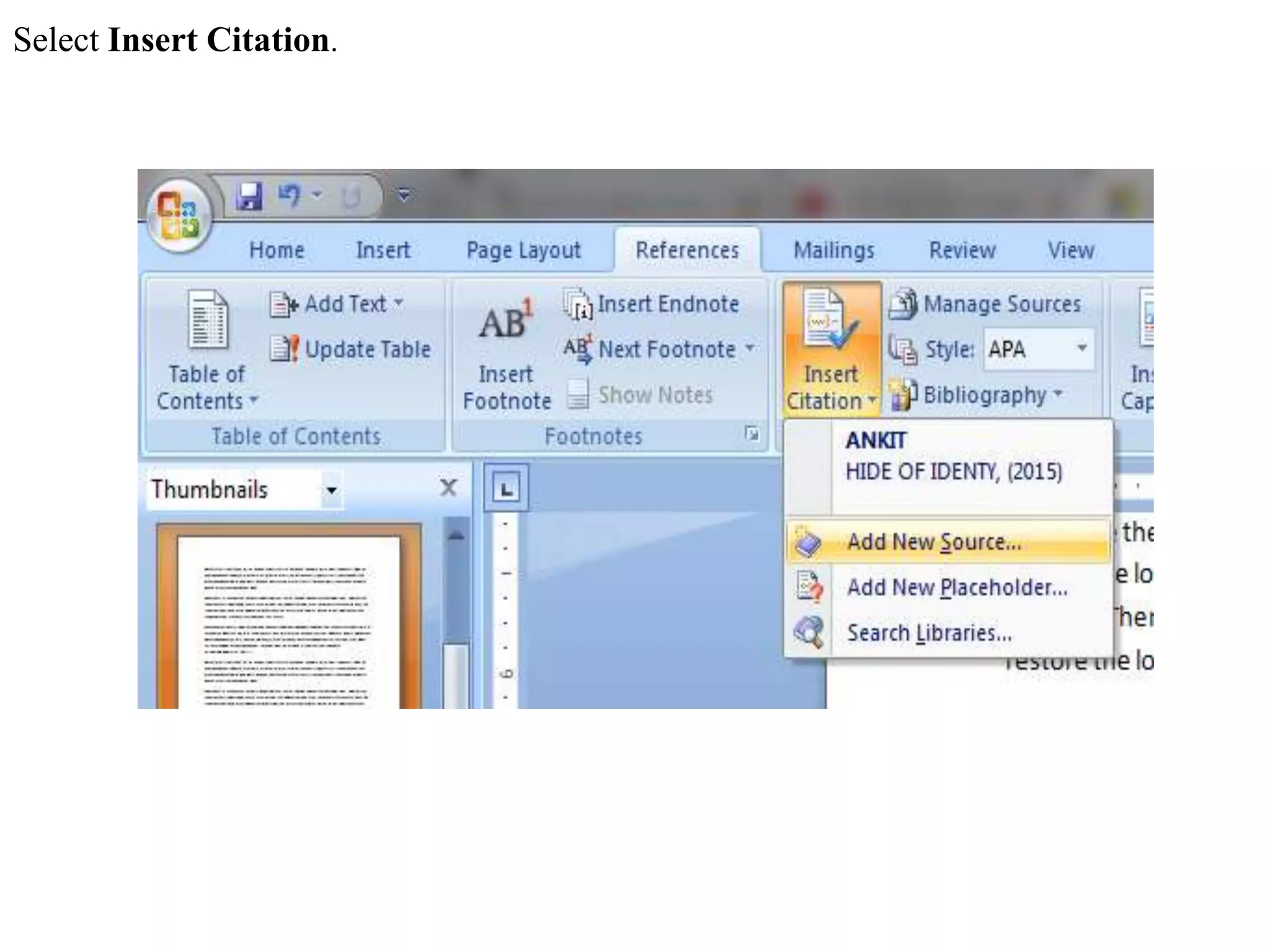 BIBLIOGRAPHY AND CITATIONS IN MICROSOFT WORD | PPTX