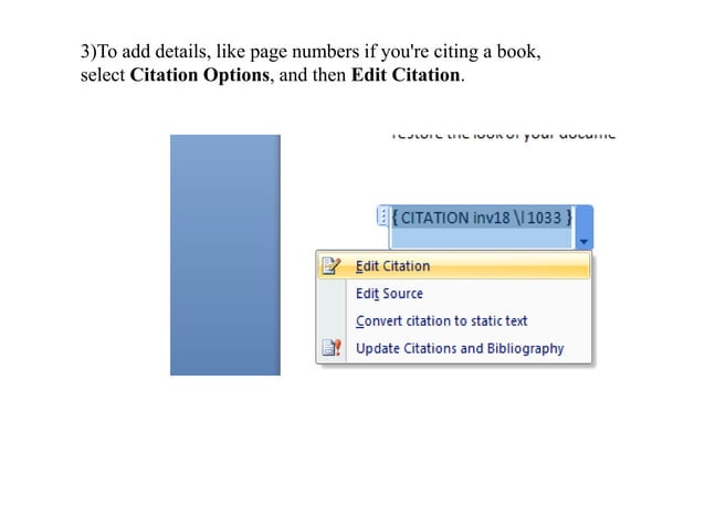 BIBLIOGRAPHY AND CITATIONS IN MICROSOFT WORD | PPTX
