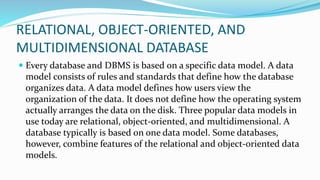 DATABASE MANAGEMENT | PPT