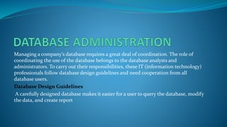 DATABASE MANAGEMENT | PPT