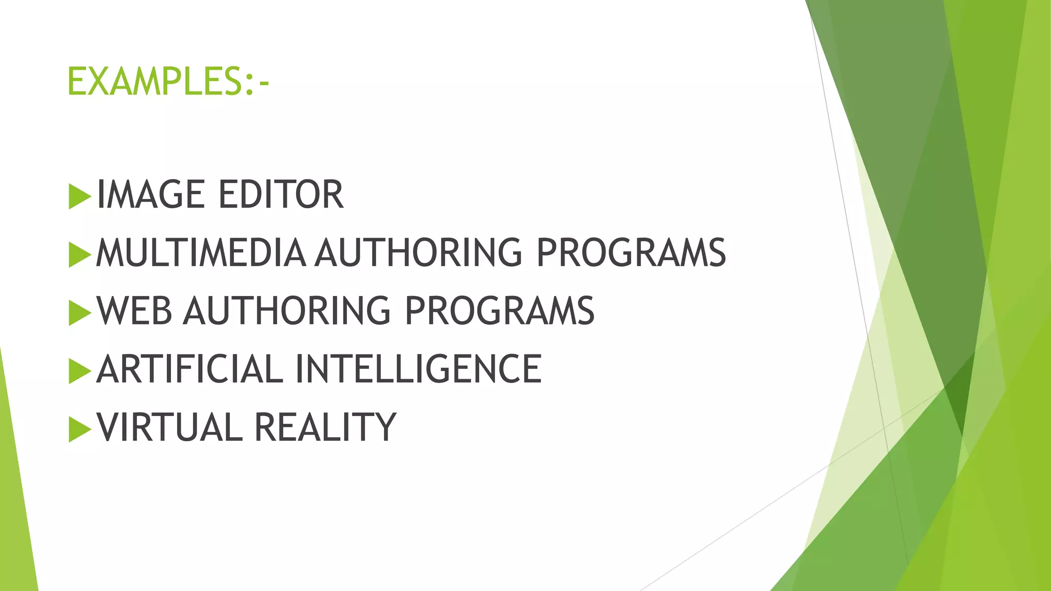 It presentation specialised application software | PPTX