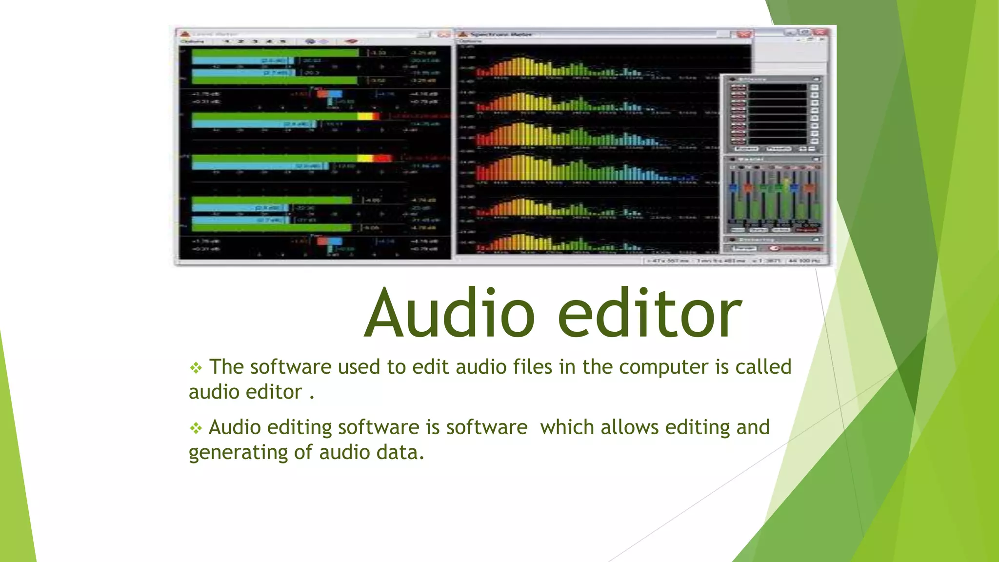 It presentation specialised application software | PPTX