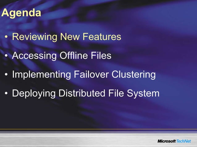 New File Server Features Of Windows Server 2008 | PPTX