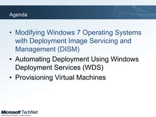 Windows 7 Deployment Enhancements | PPTX