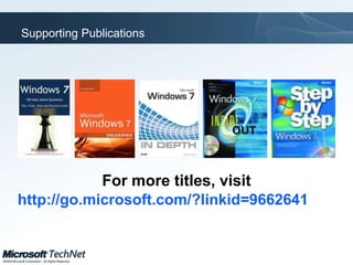 Microsoft Windows 7 Enhanced Security And Control | PPTX