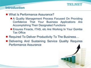 Telnet's IT Productivity Model For Nigeria | PPTX | Computer Networking | Computing