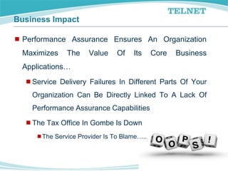 Telnet's IT Productivity Model For Nigeria | PPTX | Computer Networking | Computing
