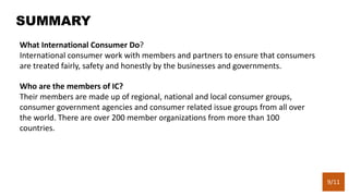 International Consumer | PPTX
