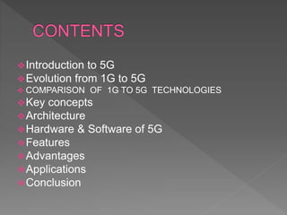 5G NETWORK | PPT