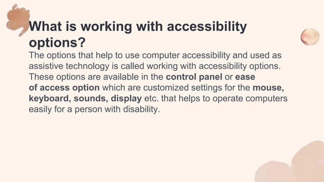 accessibility options.pptx