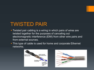 Cables in Computer Networks | PPT