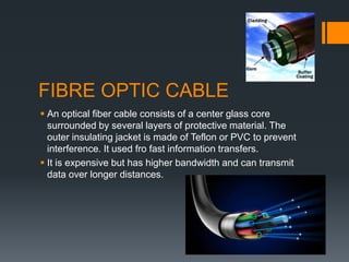 Cables in Computer Networks | PPT