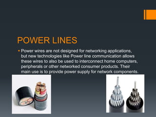 Cables in Computer Networks | PPT