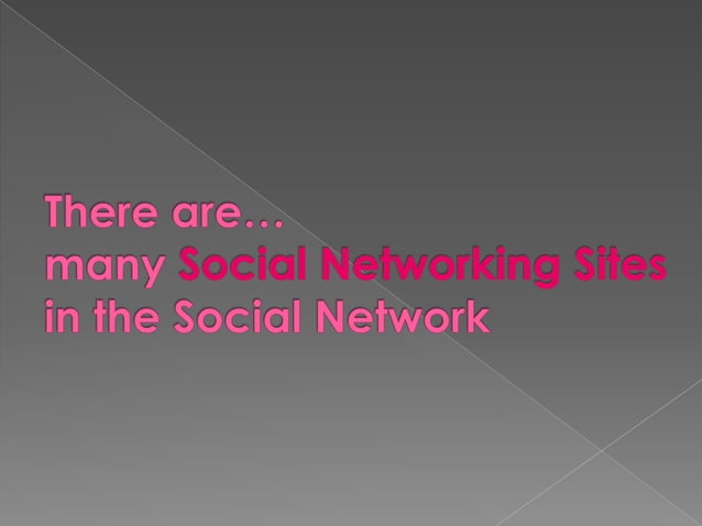 It project social network | PPTX