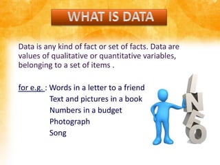 The concept of information | PPTX