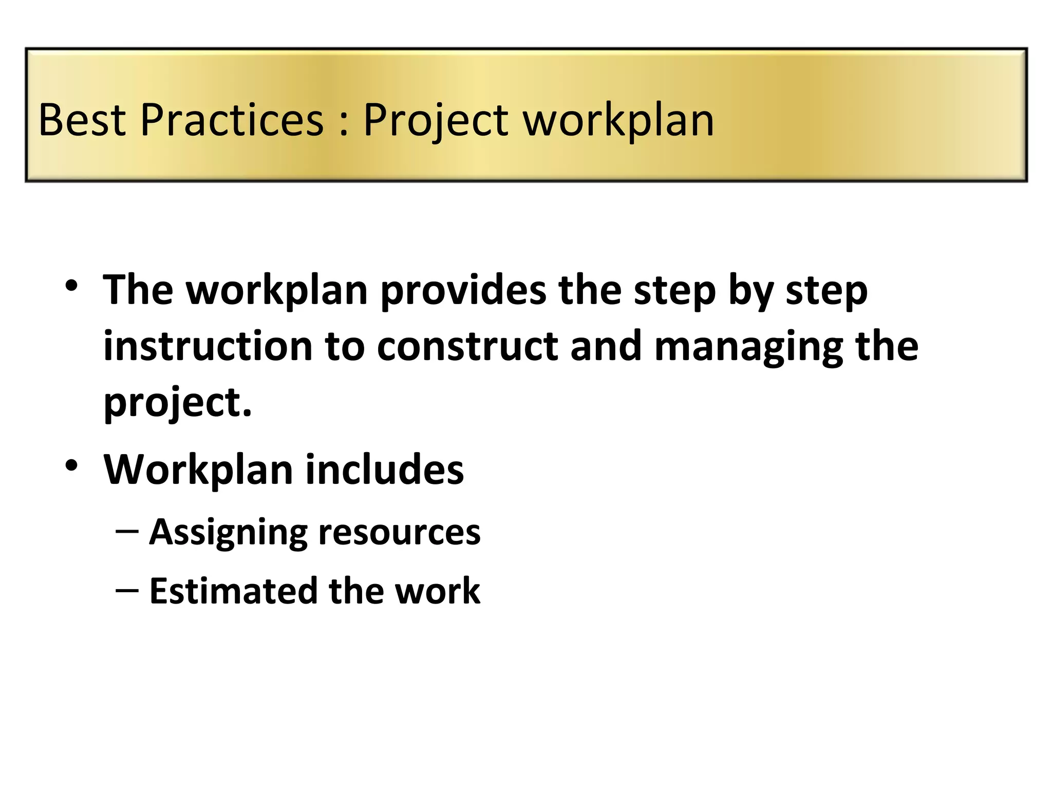 It project management and best practices | PPT