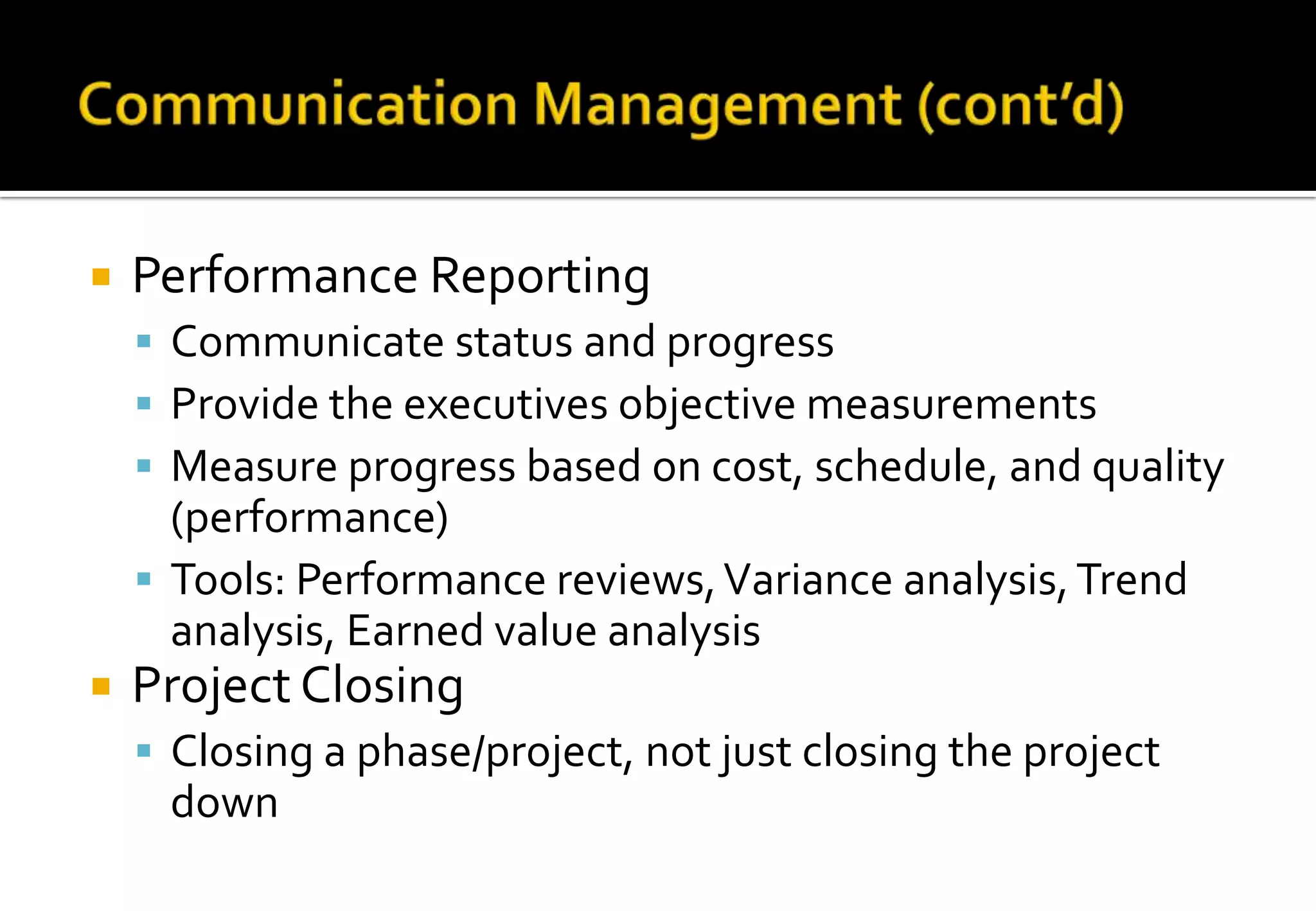 Information Technology Project Management | PPSX | Human Resources | Business