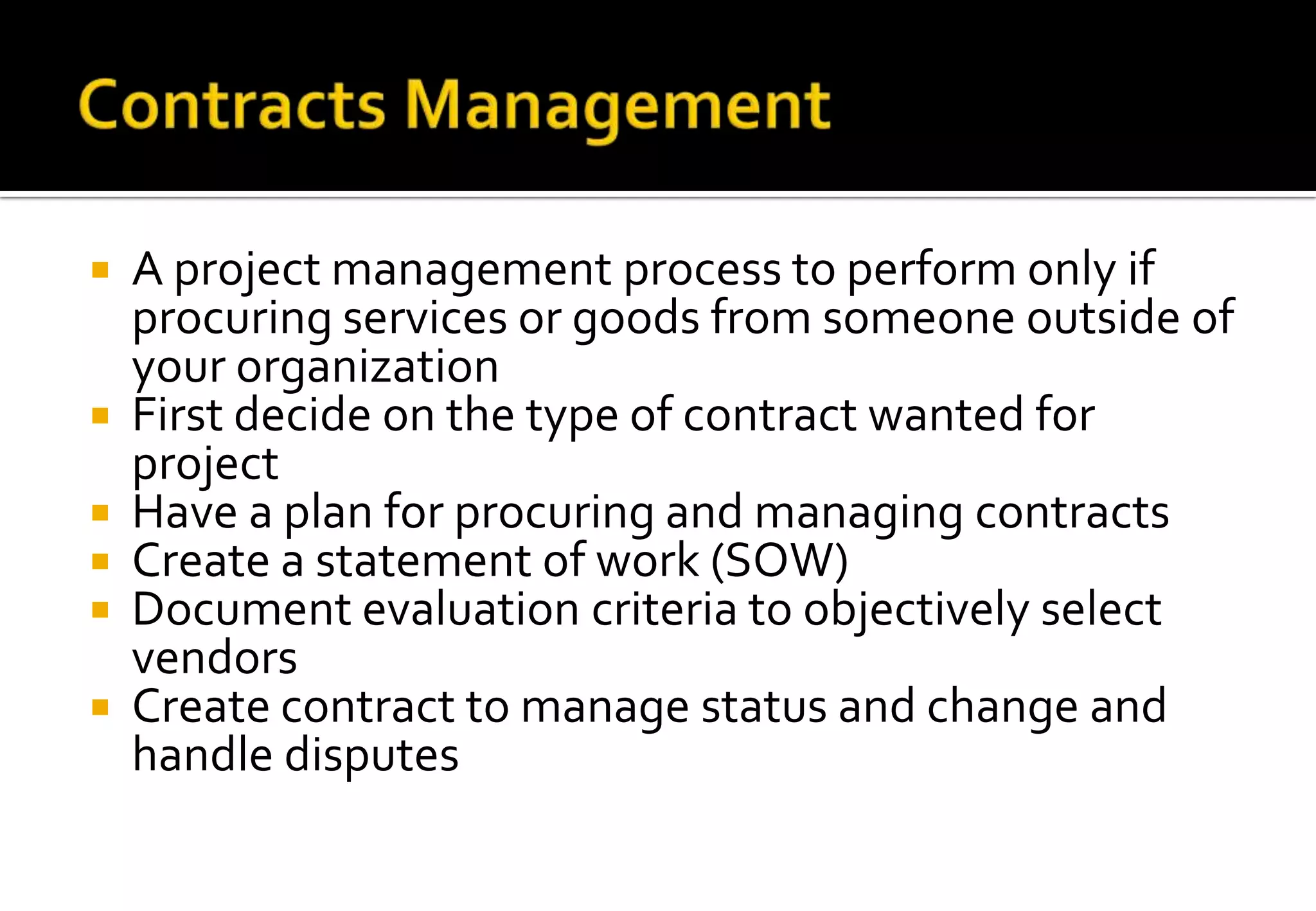 Information Technology Project Management | PPSX | Human Resources ...
