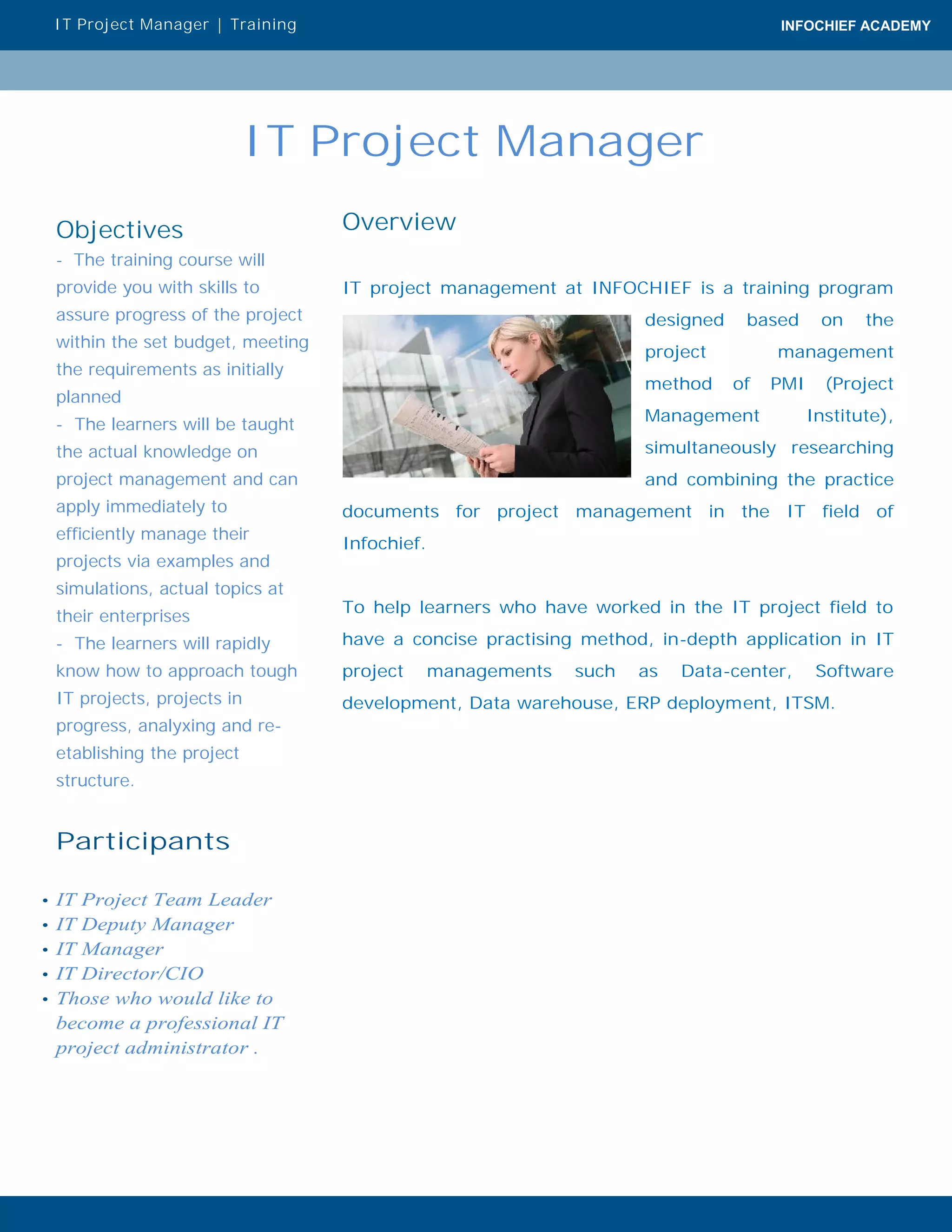 It project manager | PDF