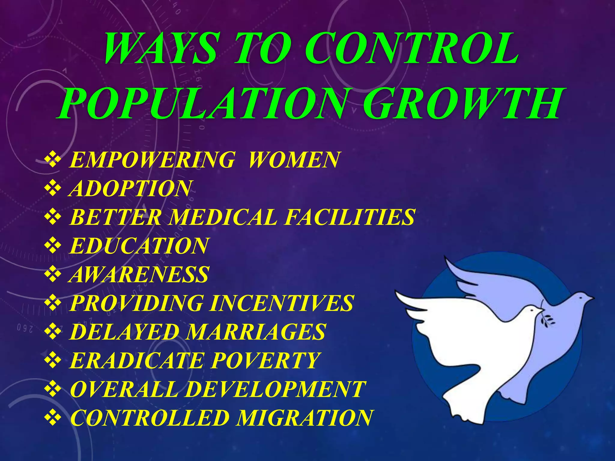 analysis of population growth | PPT