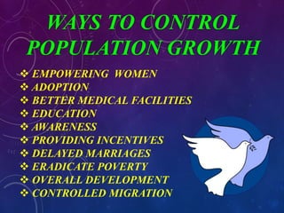analysis of population growth | PPT