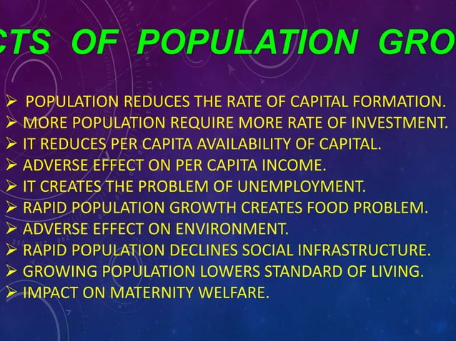analysis of population growth | PPT