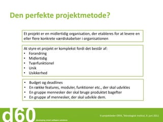 Projektledelse af it-projekter (SCRUM) | PDF