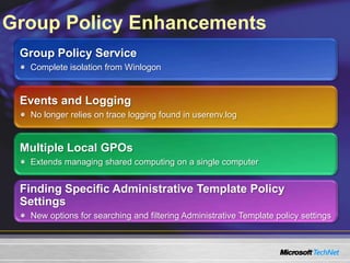 Group Policy Preferences, Templates, And Scripting | PPTX | Operating ...