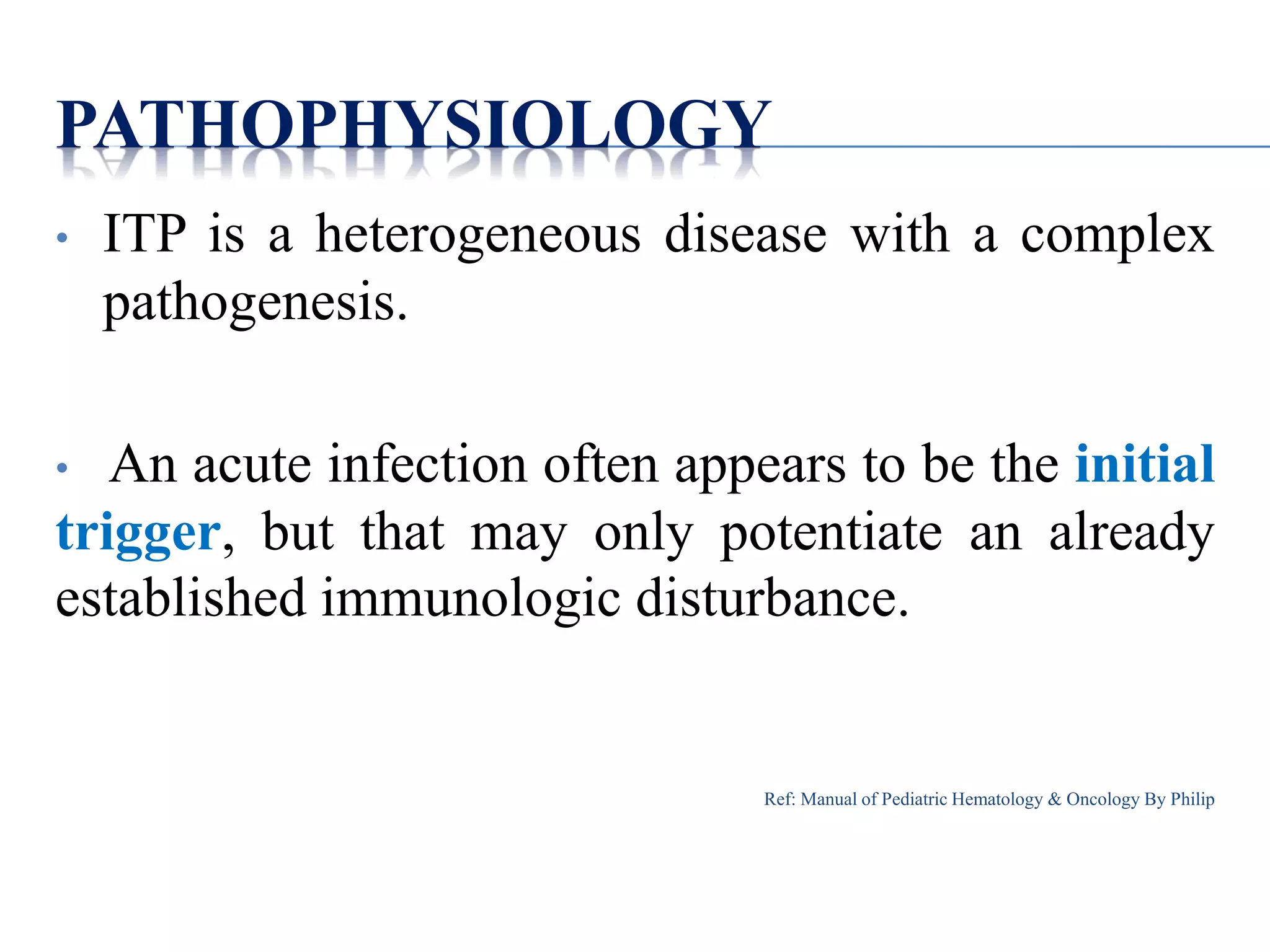 Immune Thrombocytopenia (ITP) | PPTX