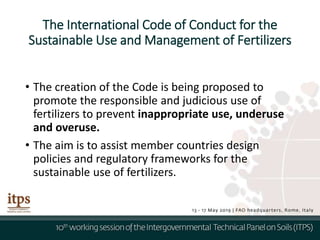 The International Code of Conduct for the Sustainable Uee and ...