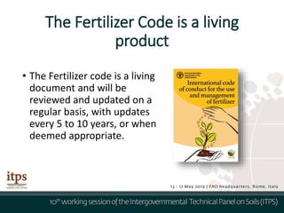 The International Code of Conduct for the Sustainable Uee and ...