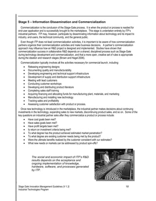 Dr Dev Kambhampati | Stage Gate Innovation Management | PDF