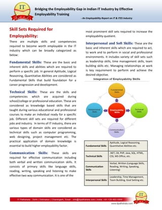 Employability Gap In Indian IT Industry | PDF | Job Market | Economy