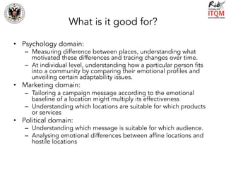 Emotional Profiling of Locations based on Social Media | PDF