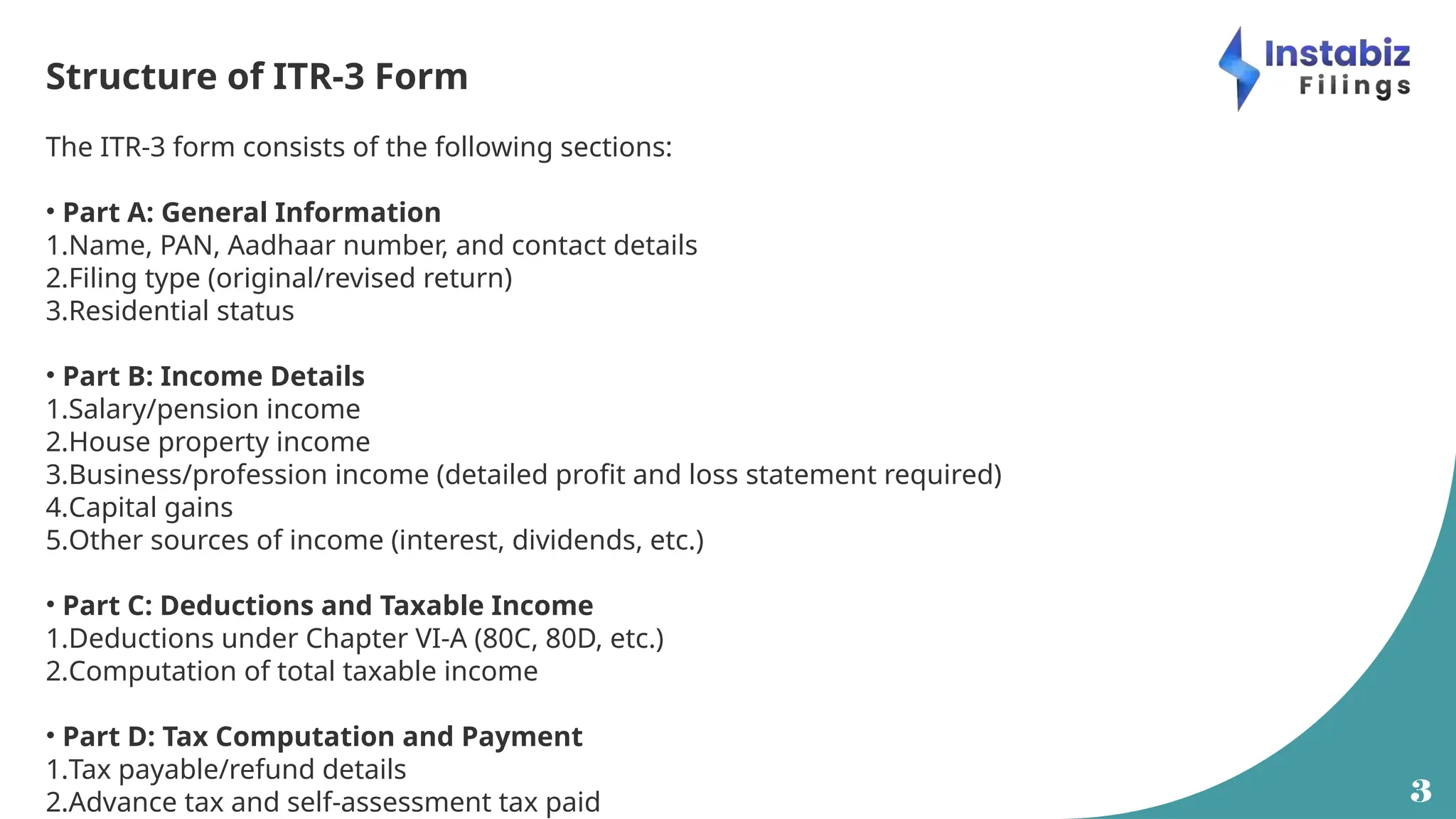 ITR-3 Filing Made Easy: A Step-by-Step Approach | PPTX
